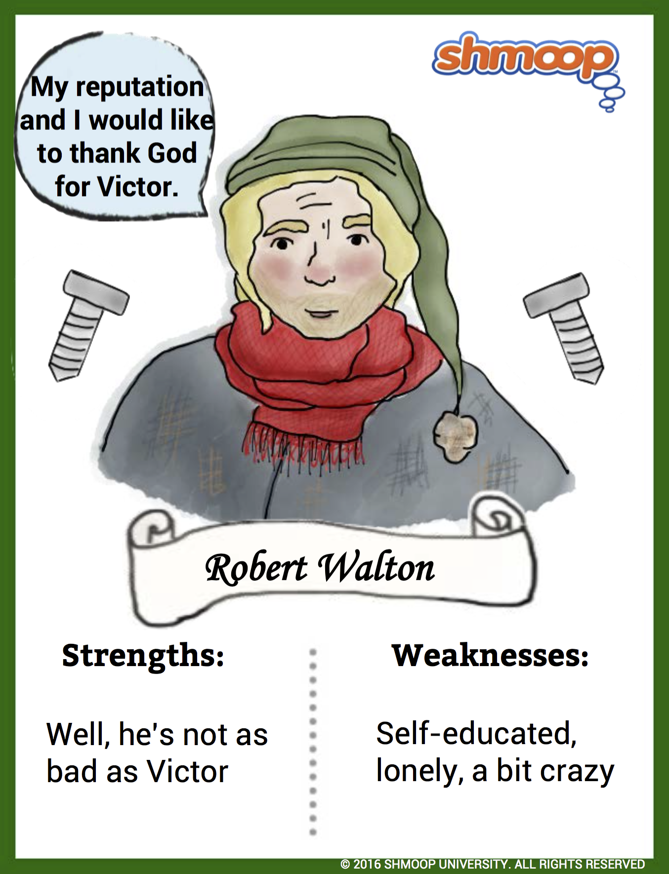 Plot Summary In Frankenstein Chart
